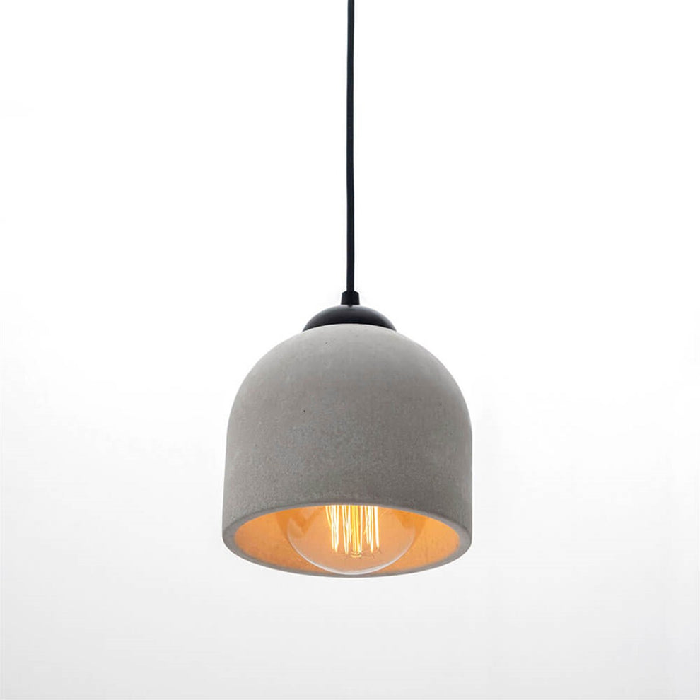 Gray Concrete Ceiling Lighting | Womo Design