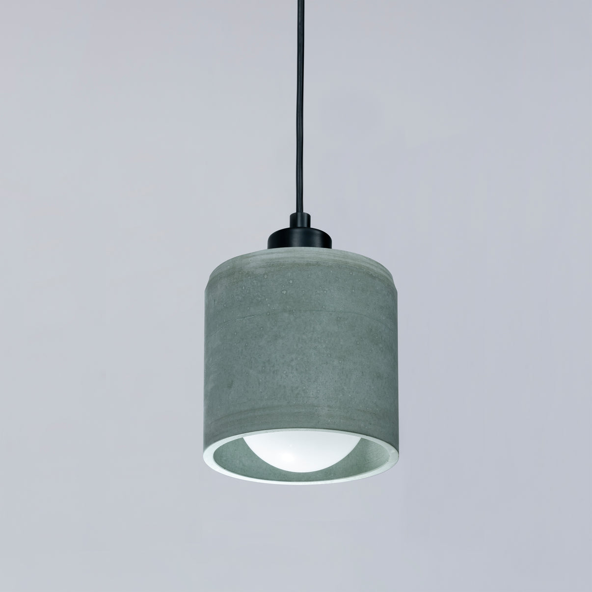 Khaki Cylinder Concrete Ceiling Lighting | Womo Design