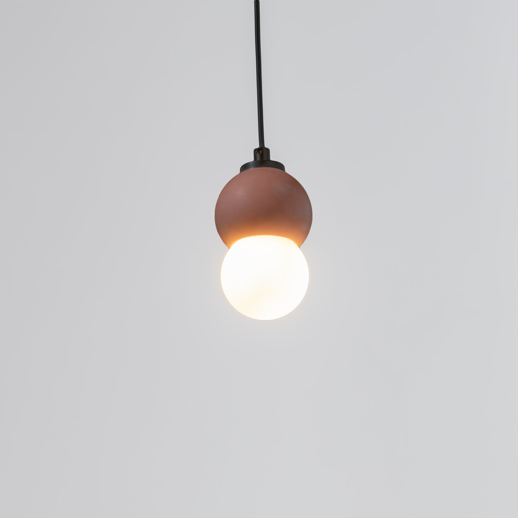 Terracotta Sphere Concrete Pendant Lighting | Womo Design